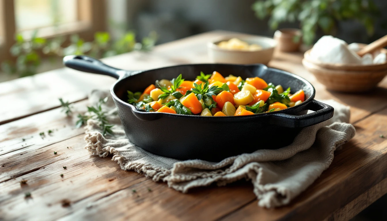 Pourquoi les poêles en fonte accrochent à la cuisson